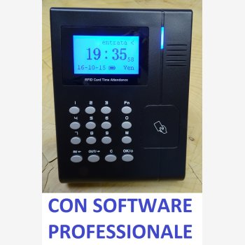 SISTEMA DI RILEVAZIONE PRESENZE CON TIMBRATURA CON LETTORE DI TESSERE